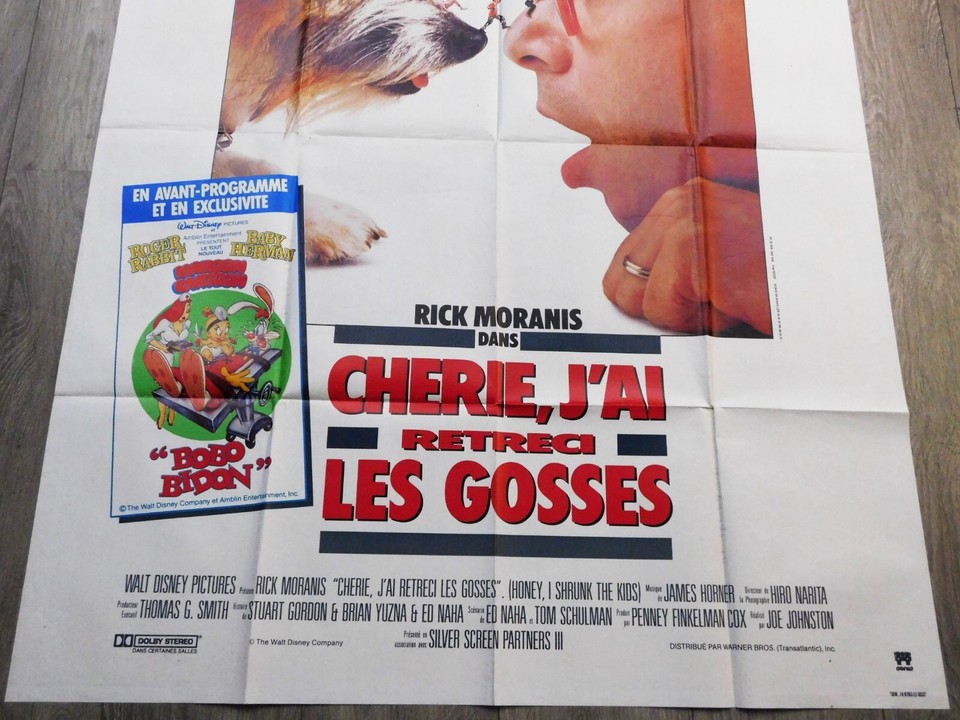 Honey, I Shrunk the Kids French Movie Poster Original 47"63 1989 Walt ...