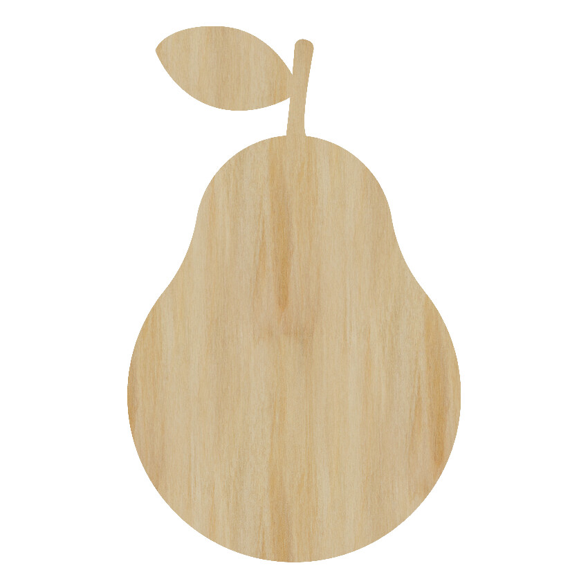 Pear Laser Cut Out Wood Shape Craft Supply- Wood Craft Pear Cutout | eBay