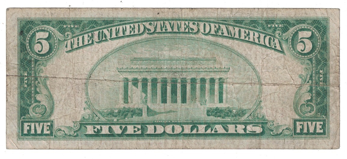U.S. (Portland, ME) - Series of 1929 $5.00 National Currency Banknote ...