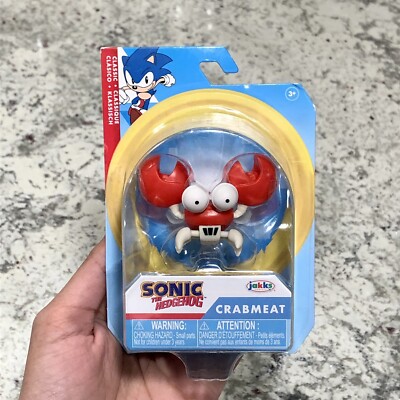 Sonic the Hedgehog Classic Crabmeat 2.5" Figure Jakks Pacific New in ...