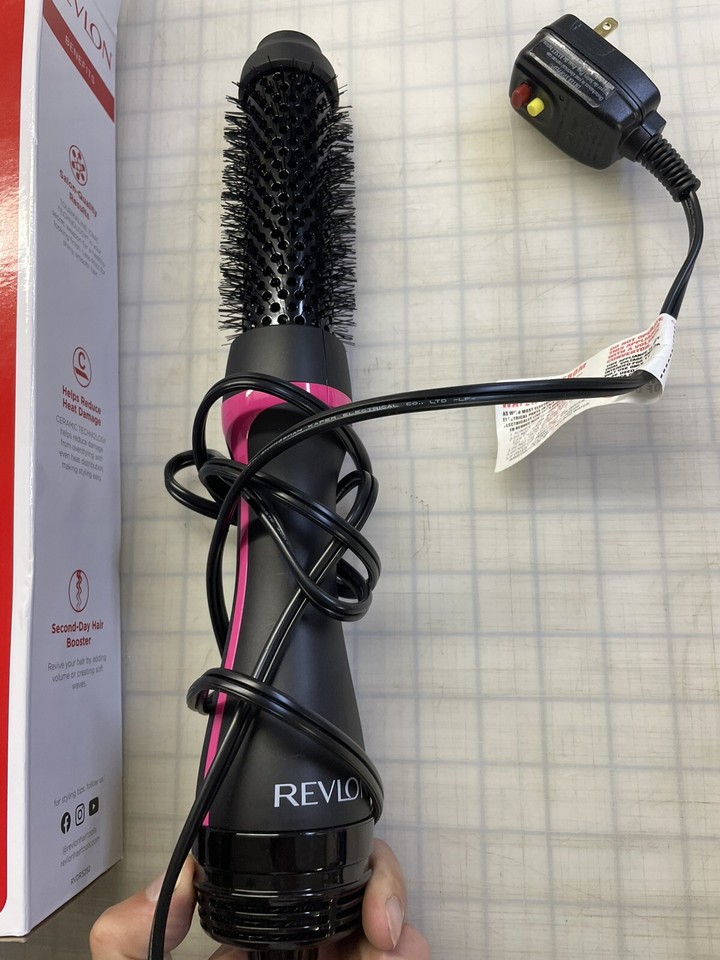 Revlon One Step Root Booster Round Brush Dryer and Hair Styler 1.5” New ...