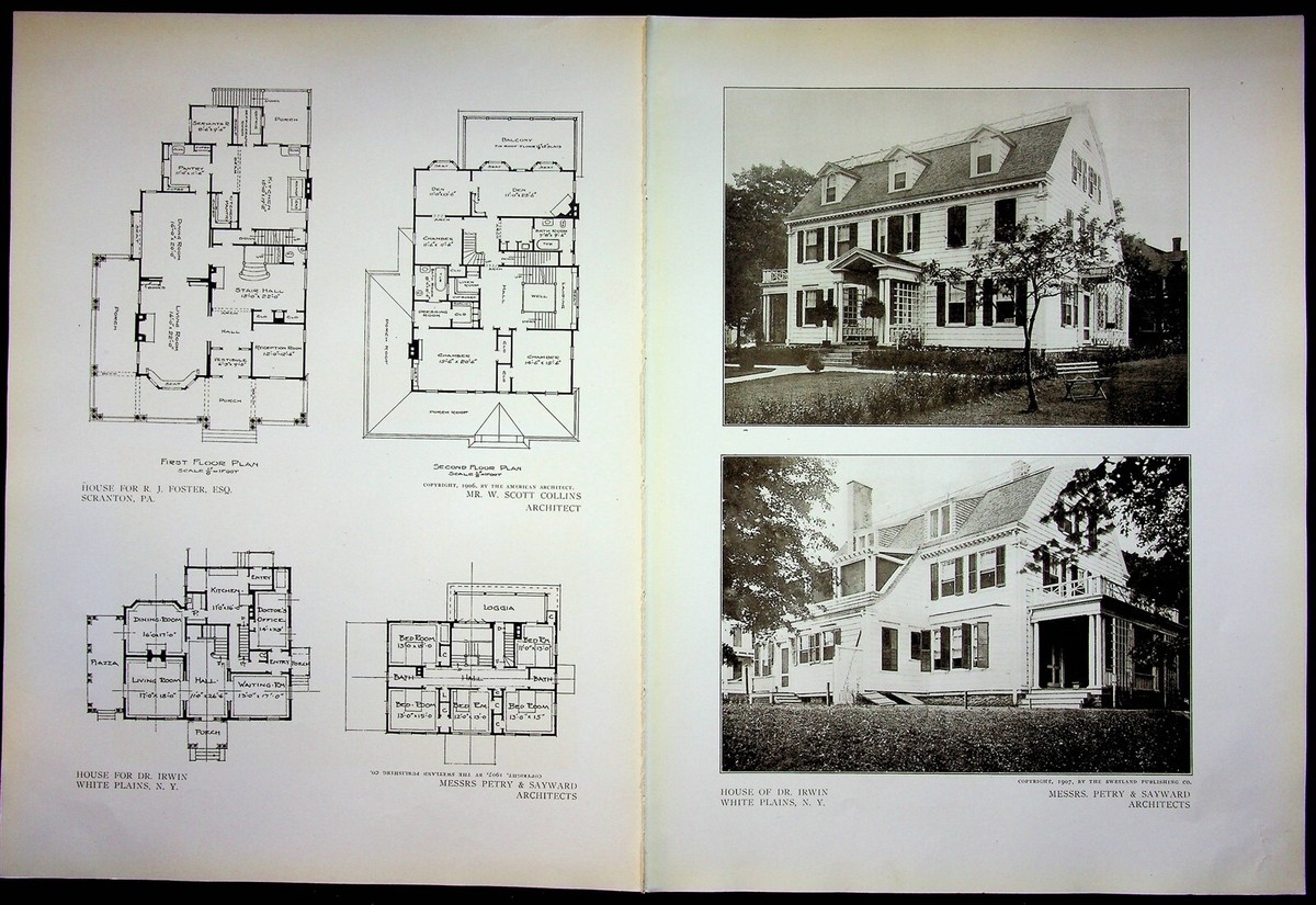 Early 1900s House Plans