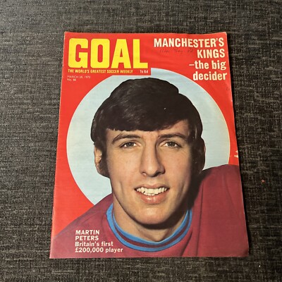 Goal Magazine 28 Mar 1970 Sheffield Wednesday Chesterfield Martin ...