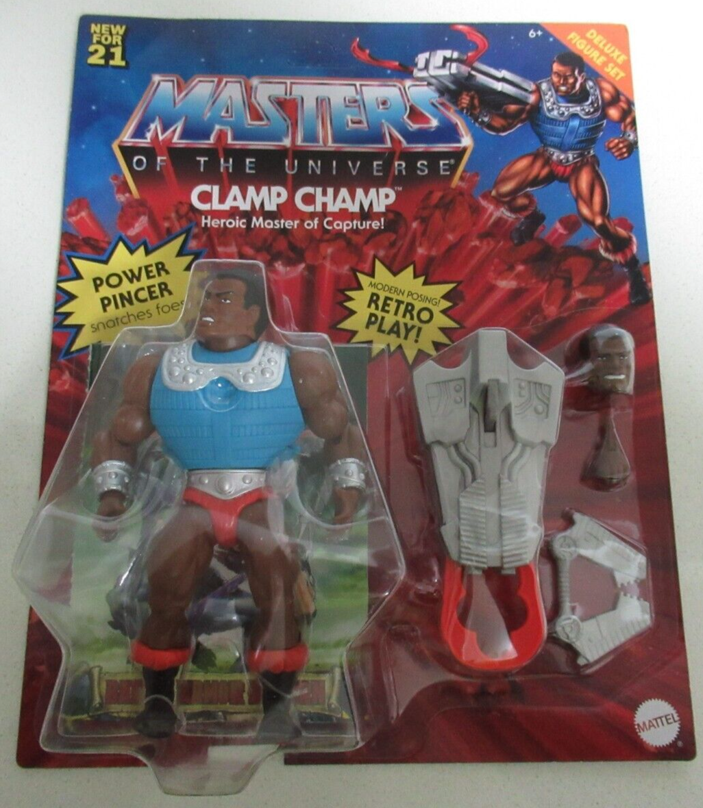 Masters of the universe Origins Clamp Champ Deluxe Figure MOTU | eBay
