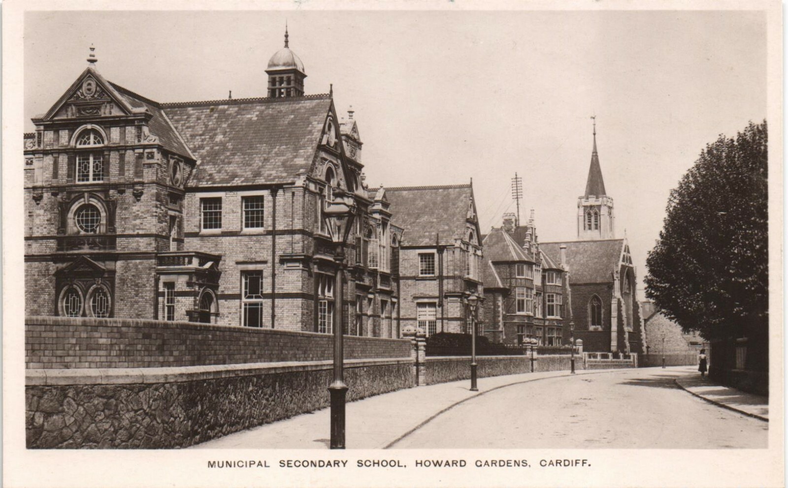 Cardiff. Municipal Secondary School, Howard Gardens in WHS&S Strand ...
