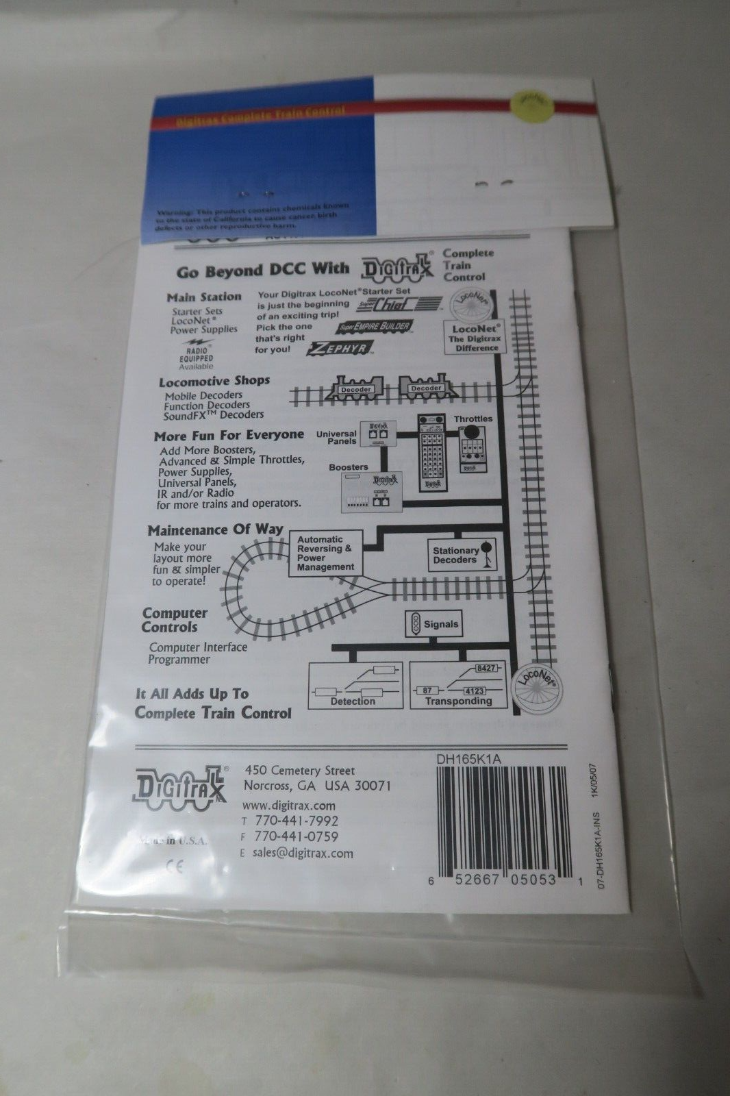 DIGITRAX DH165K1A HO SCALE MOBILE DECODER CIRCUIT BOARD REPLACEMENT | eBay