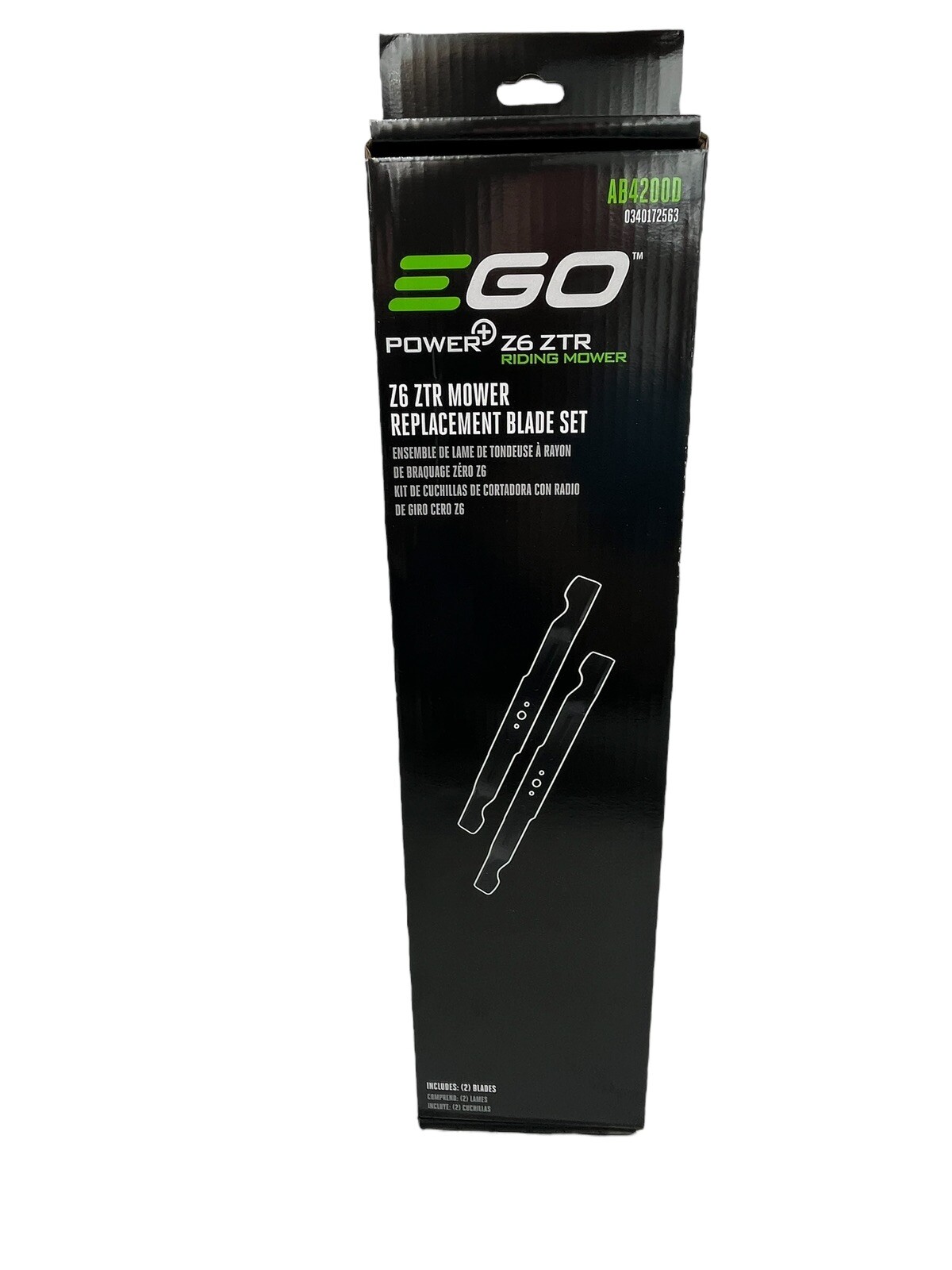 EGO Power+ Z6 ZTR Riding Mower Replacement Blade Set (2 Pc) AB4200D ...