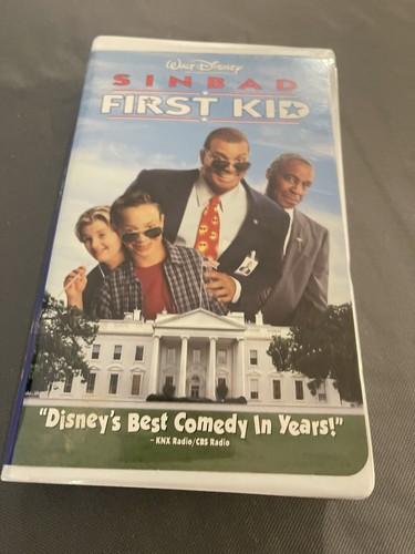 First Kid VHS 1997 Disney Clamshell Sinbad **Buy 2 Get 1 Free ...