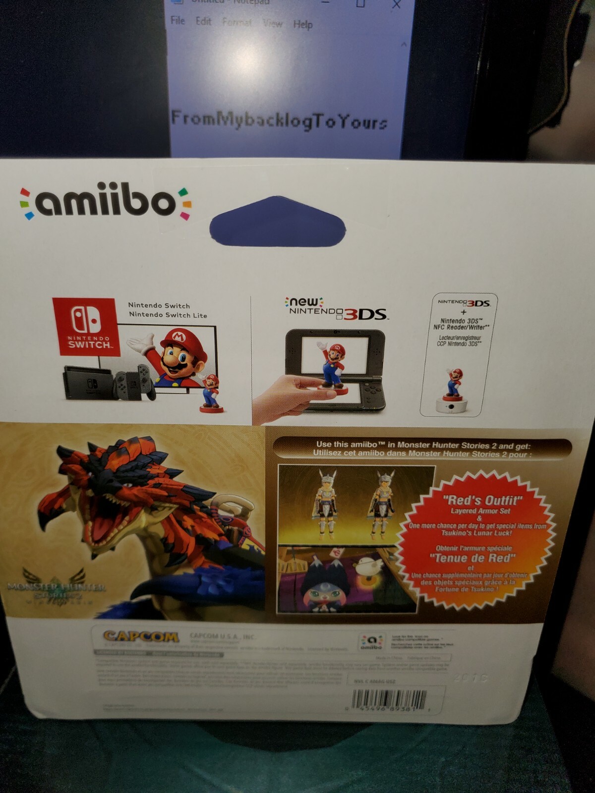 Monster Hunter Stories 2 Wings of Ruin Razewing Rathalos Amiibo Ratha ...