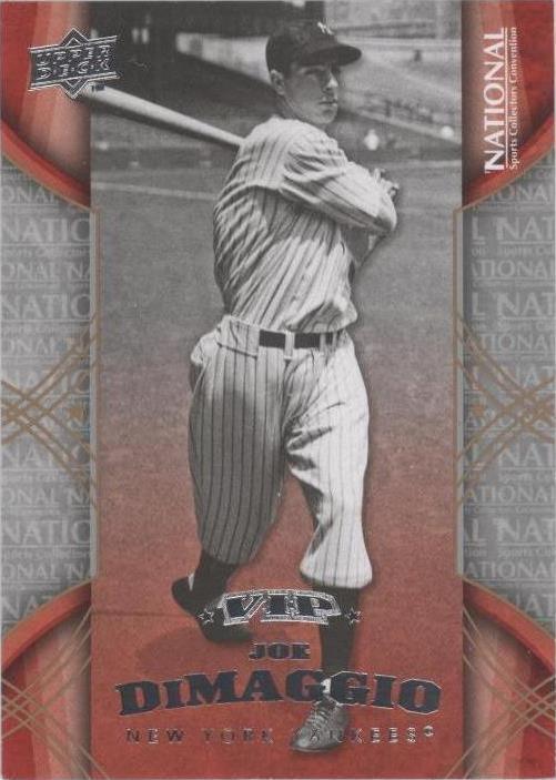 2008 Upper Deck National Convention - Vip Joe DiMaggio #NAT-15 for sale ...