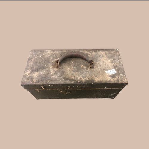 Vintage Machinist Mechanics Metal Tool Box with Volvo 544 Auto Emblem ...
