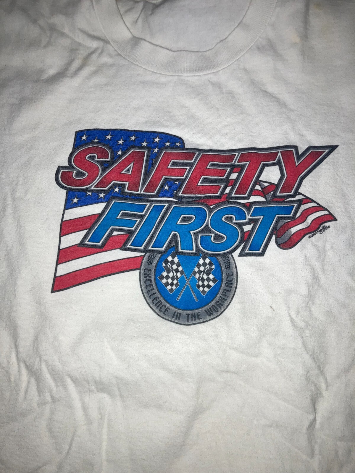 Men's Vintage Classic Platinum 90s Safety First Workp… - Gem