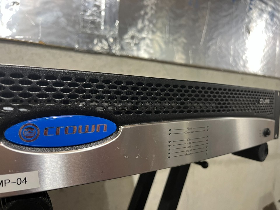 Crown CTs 2000 2-Channel Power Amp with USP4-CN DSP Processor | eBay