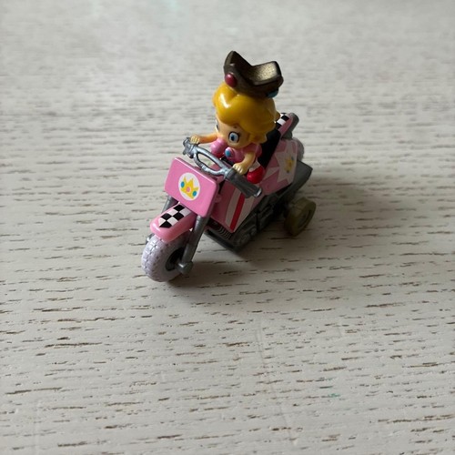 Mario Kart Wii Baby Peach Pullback Bike Collectible Used Game Toy | eBay