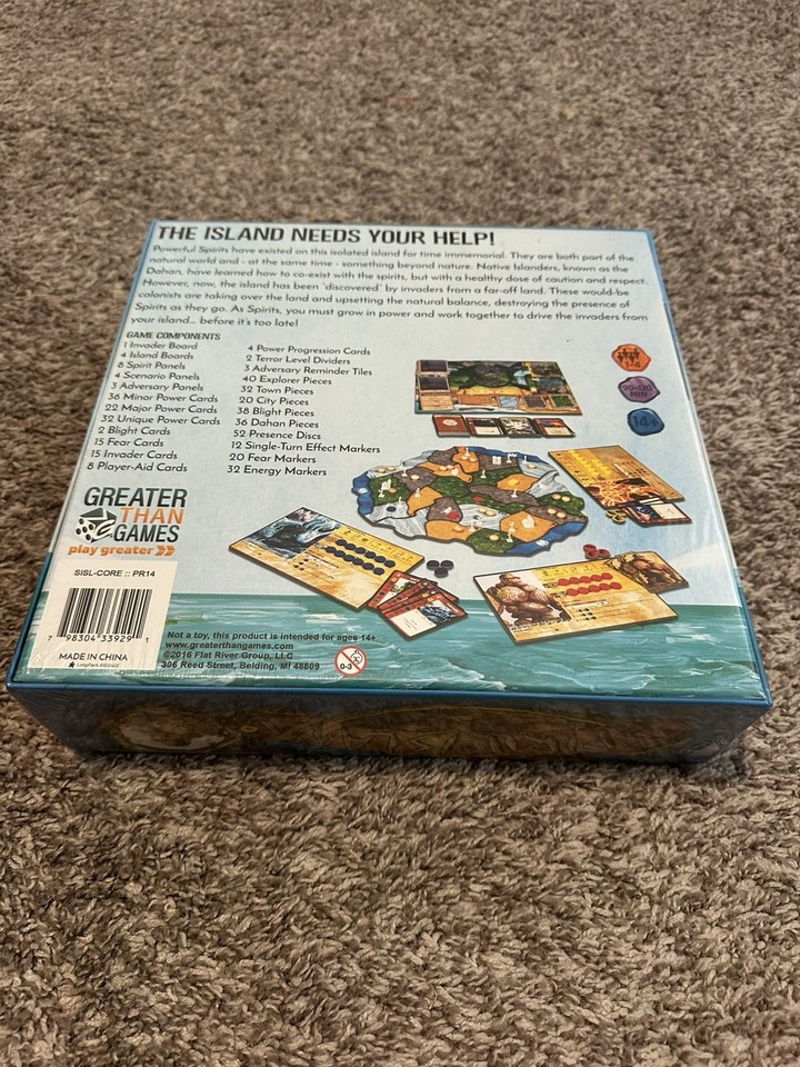 Greater Than Games Spirit Island Core Board Game - NEW IN BOX ...