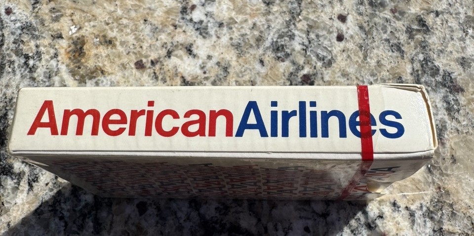 Vintage 1970’s American Airlines Playing Cards - Deck Sealed Brand New ...