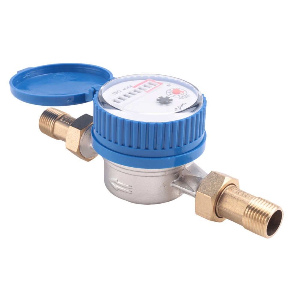1pc Single Jet Water Meter Brass Water Meter Plastic R1I75660 ...