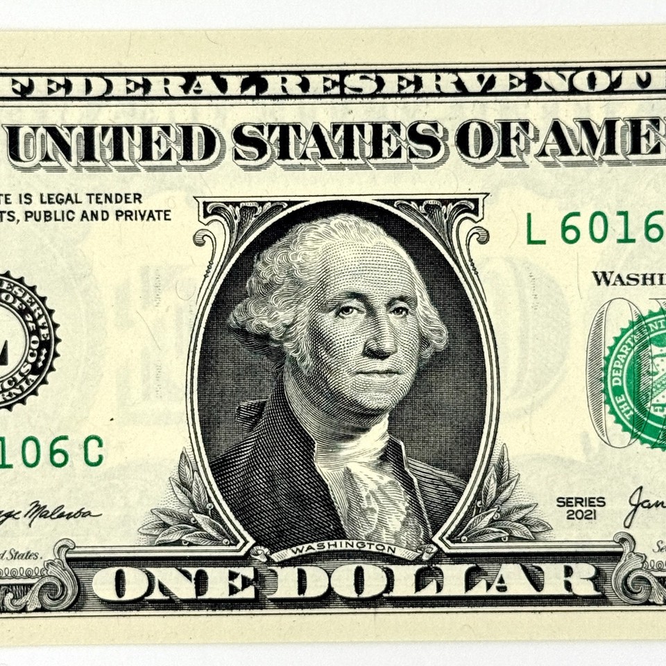 Dollar Bill 0s 1s 6s Flipper Radar Uncirculated 6016 6106 Fancy Serial ...