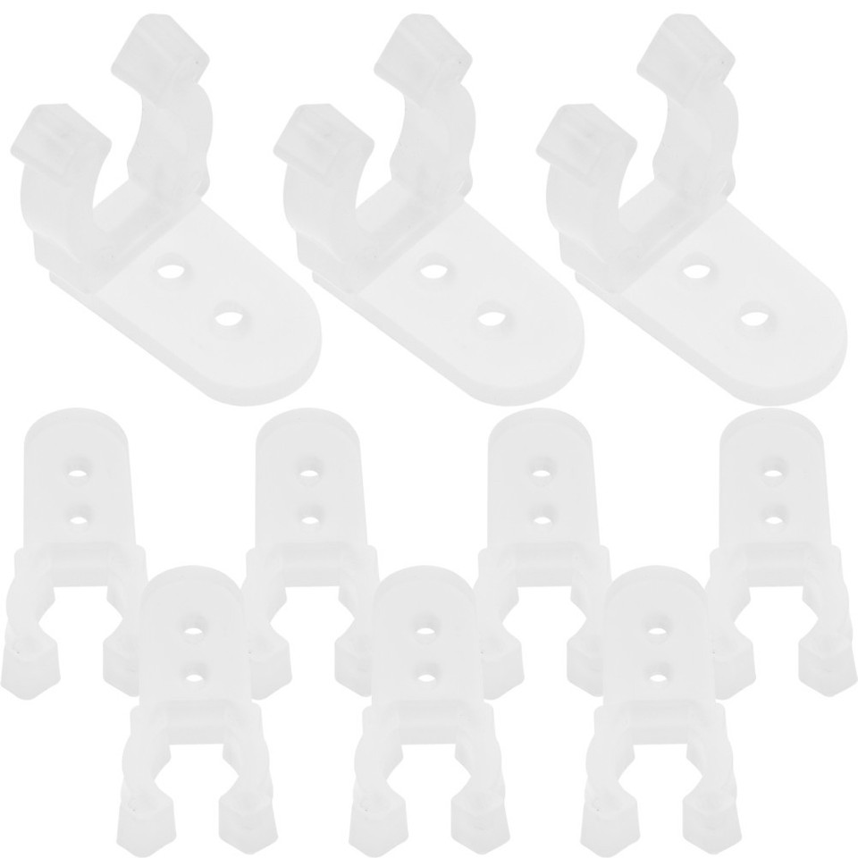 100 Pcs Mounting Brackets for Led Lights Strip Clip Clips Balcony Rope ...