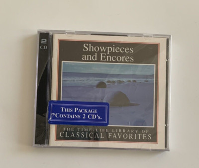 Time Life Music Classical Favorites CD Showpieces and Encores New 2 ...