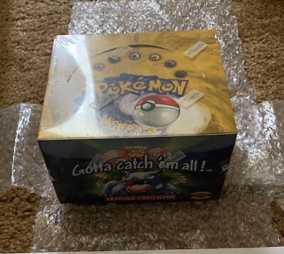 Pokemon Base Set Booster Box Unlimited 1999 WOTC Factory Sealed English ...