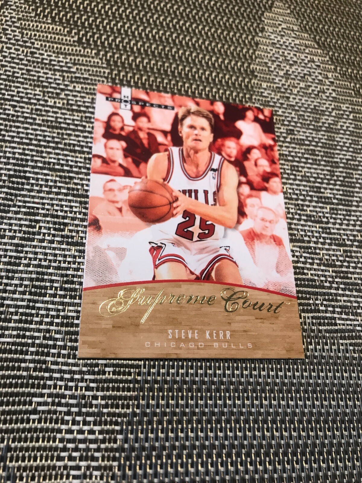 2007-08 FLEER HOT PROSPECTS SUPREME COURT CHICAGO BULLS STEVE KERR CARD ...