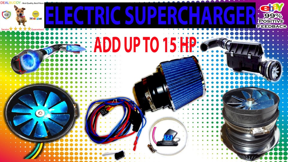 Chevy Electric Turbo Turbonator SS Air Intake Supercharger Fan - FREE ...