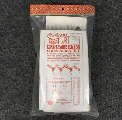 Kadee No.13 Coupler Test Kit Coupler Samples W/ Draft Gear Boxes ...
