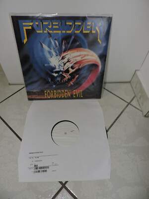 Forbidden -Forbidden Evil ,metal rare lp,Test Press vinyl,white label ...