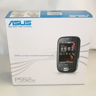 Rare Vintage ASUS P552W TIM Smartphone Windows Mobile 2008 Black In Box ...
