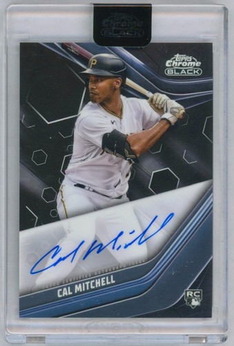 Cal Mitchell RC Auto 2023 Topps Chrome Black #CBA-CMI Rookie Autograph ...