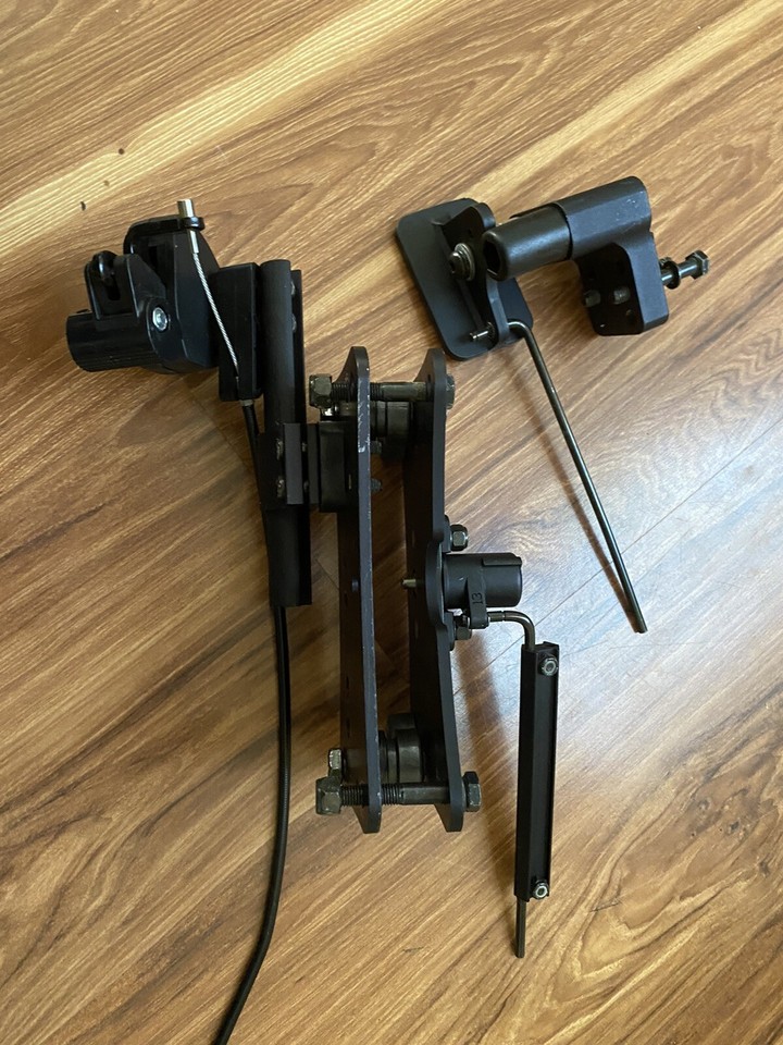 Sunrise Quickie Iris Tilt Wheelchair Foot Lever Action Brakes Assembly ...