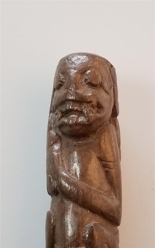 Antique Kris Keris Hilt dagger Bali Indonesia 1800s carved figure ...