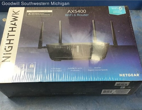 New Sealed Netgear Nighthawk AX5400 WiFi 6 Router Model# RAX54 | eBay