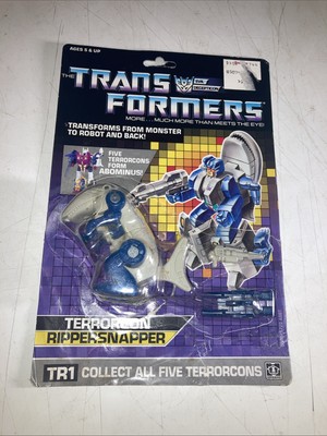 Vintage Transformers G1 RIPPERSNAPPER Terrorcon ”Re-sealed” In Package ...