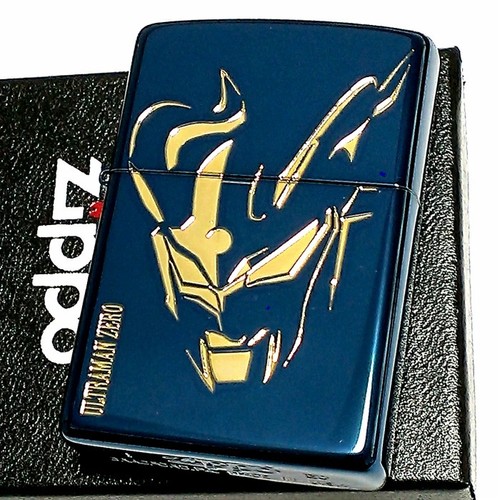ZIPPO Lighter Ultraman Zero ZIPPO Ion Blue Ultraman Cool Video Included ...