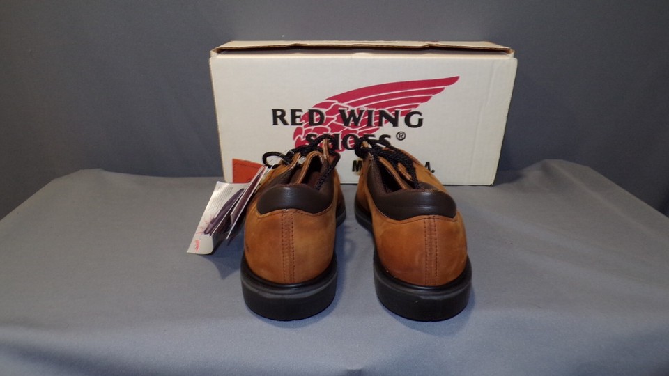 RED WING MOC STEEL TOE OXFORD SHOE SUPER SOLE 4407 NEW N BOX MANY SIZES ...