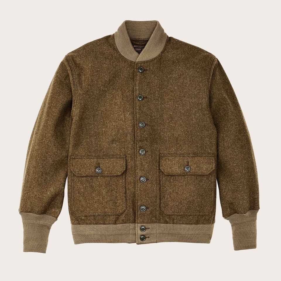 Filson CCC Wool Bomber 20263385 Marsh Olive Dark Army Jacket Limited ...