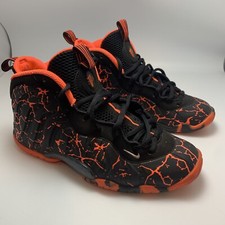 Size 6 (GS) - Nike Little Posite One Mid Lava - 644791-010 for sale ...