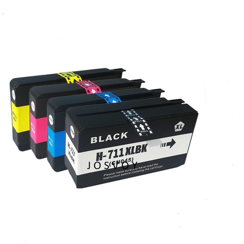 4X NoN-OEM 711XL 711 XL Ink Cartridge For HP Designjet T120 T520 T790 ...