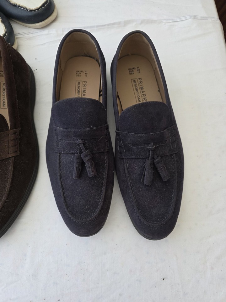 Tassel Loafers Mens Size UK 11 Bundle Job Lots Grey Blue Boat Shoes ...