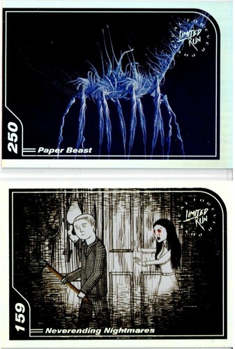 Neverending & Paper Beast #159 #250 Limited Run Trading Cards Silver ...
