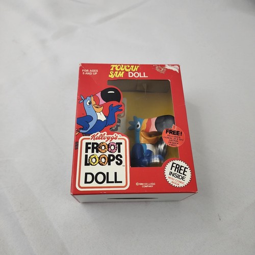Kelloggs Doll Toucan Sam Toy Froot Loops 1984 Posable Arms Cereal ...