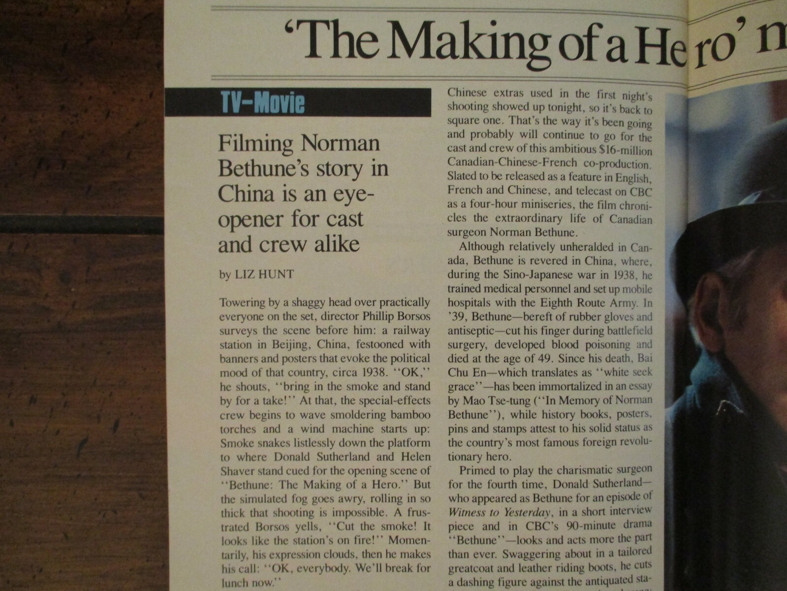 May-1987 TV Guide(NORMAN BETHUNE/DONALD SUTHERLAND/MOONLIGHTING/CYBILL ...