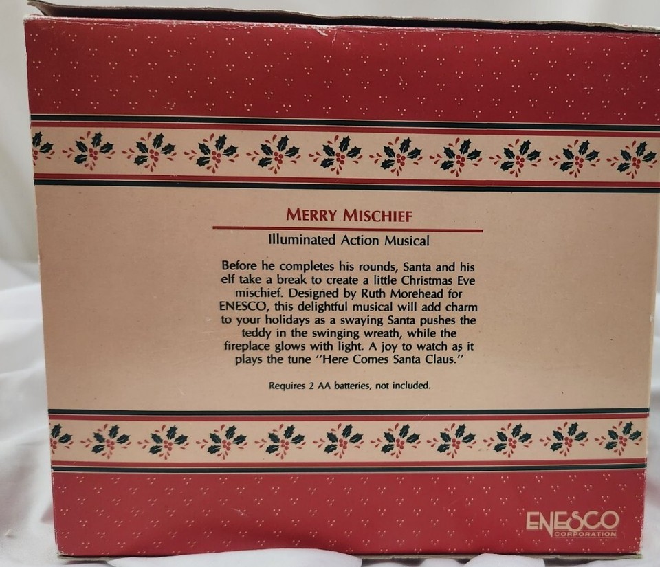 Enesco Small World Of Music "Merry Mischief " Music Box "Here Comes ...