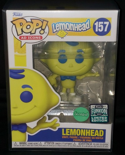 Funko Pop Ad Icon Lemonhead #157 Scented 2022 Funkon Limited Edition w ...