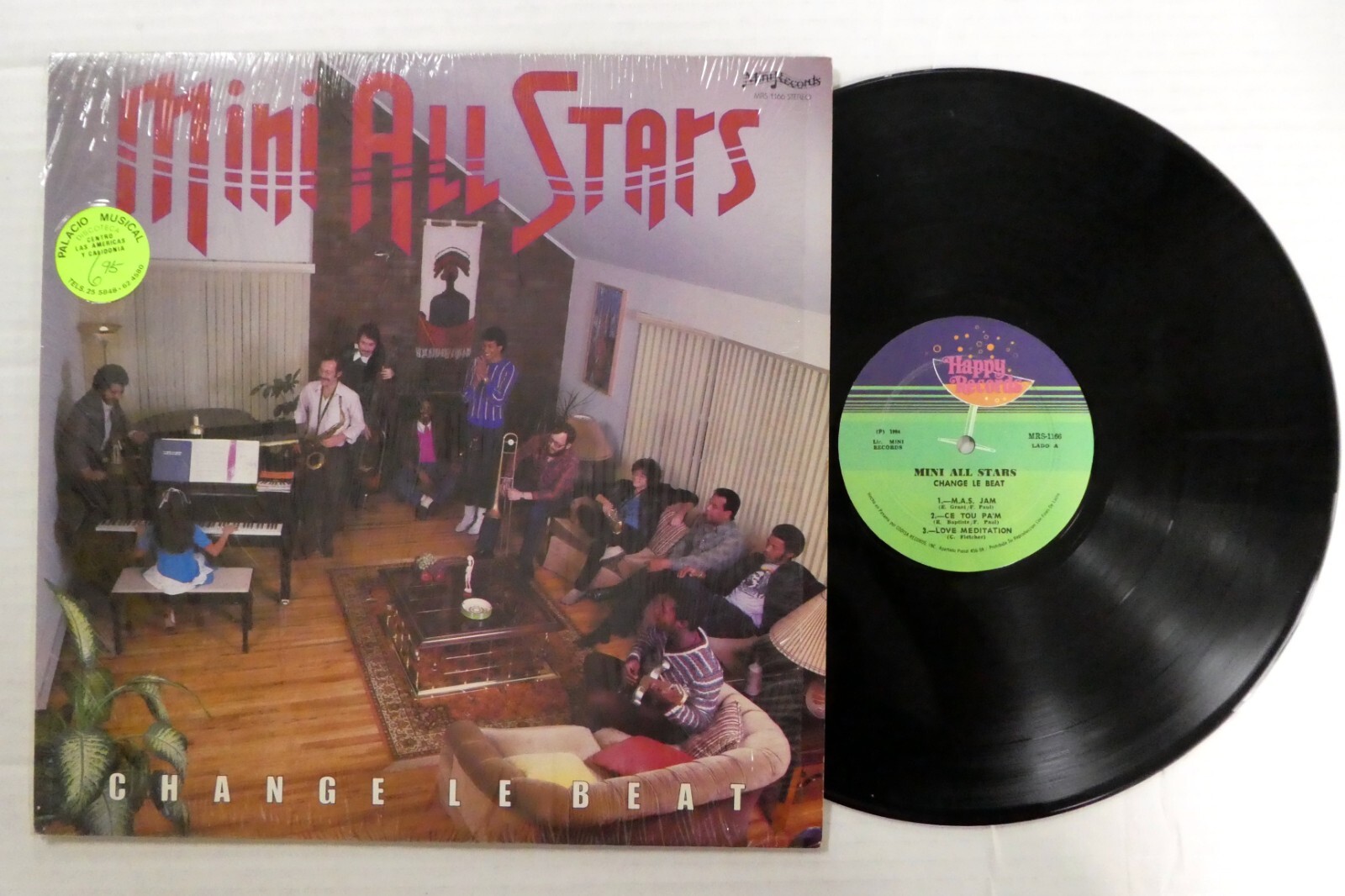 MINI ALL STARS Change Le Beat LP 1983 latin Compas Reggae Disco VG+ ...
