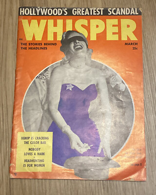 VINTAGE 1954 Whisper march magazine pinup | eBay