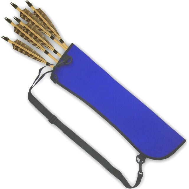 ARCHERY BACK BOW ARROW QUIVER 151116 BLUE | eBay