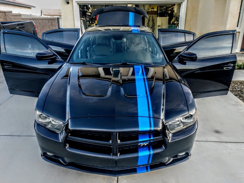 FOR 2011 Dodge Charger MOPAR 11 Vinyl Racing Stripe Graphic Decal | eBay